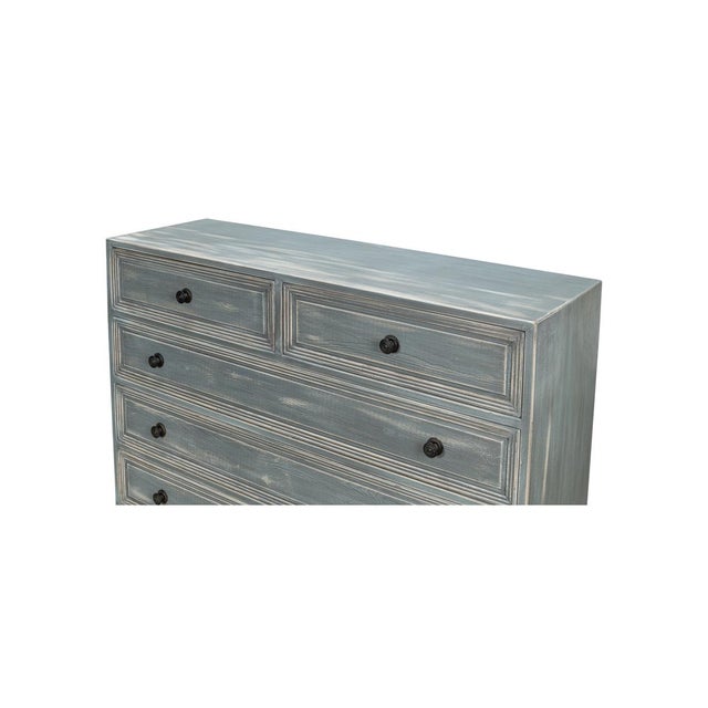 Rustic Painted Pine Dresser | Chairish