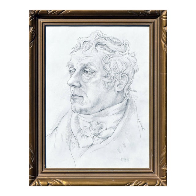Turner's Varley Portrait by Gail Hodin-Reeves | Chairish