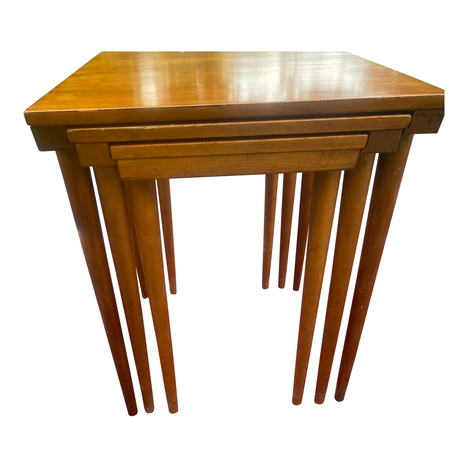 1960s Mid Century Modern Conant Ball Nesting Tables by Russell Wright ...