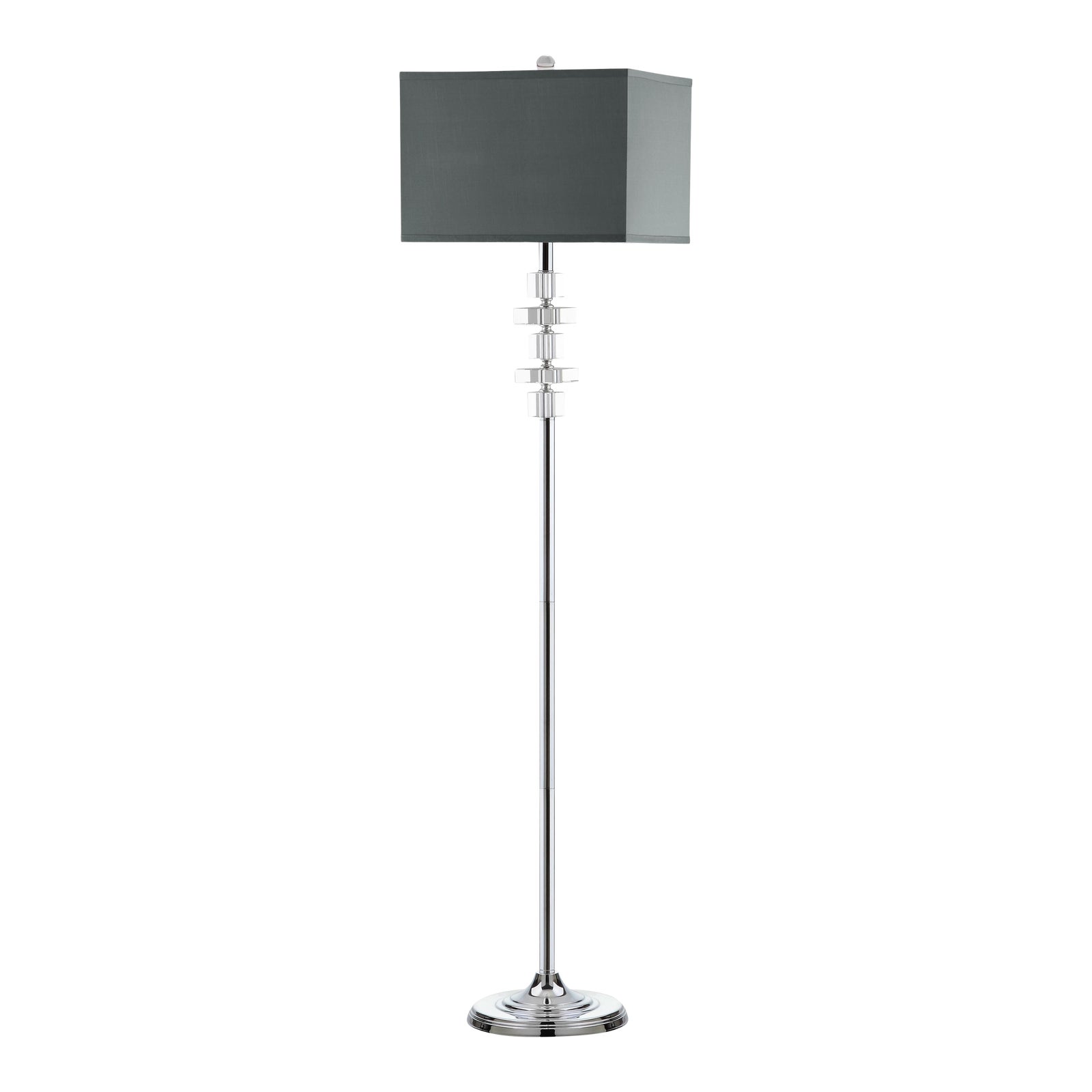 Square Floor Lamp - Crystal | Chairish