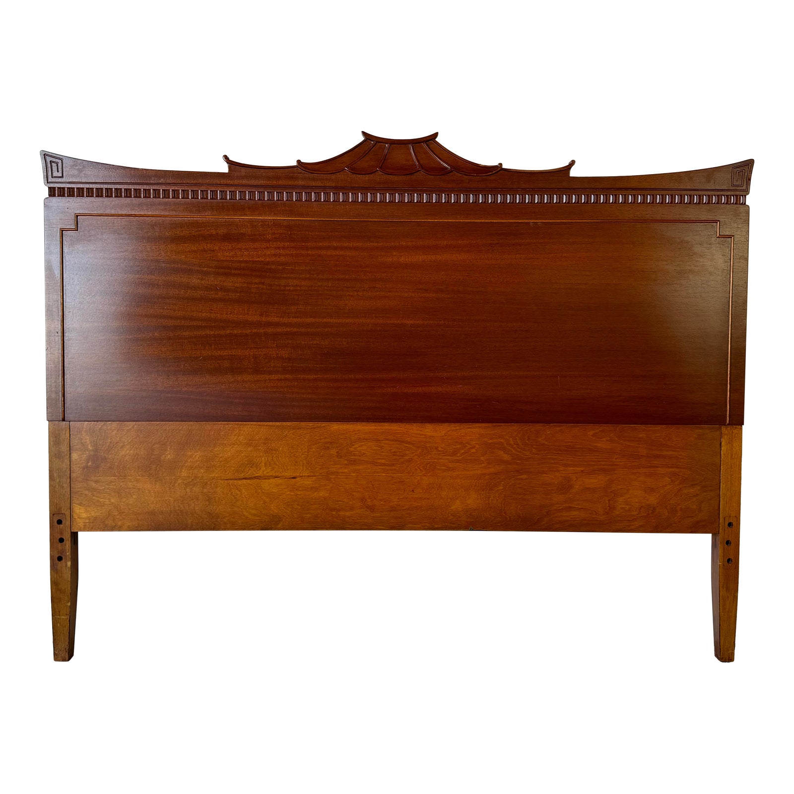 Hollywood Regency Chinoiserie Pagoda Full Size Headboard by RWay ...