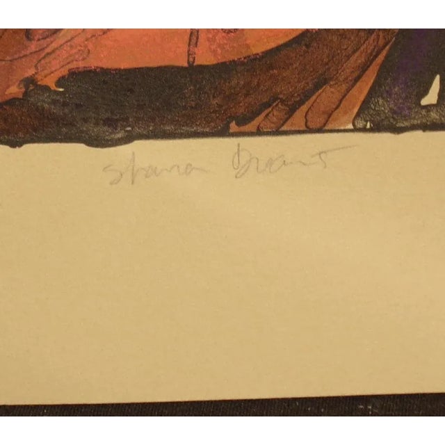 Larry Fodor "Shaman Dream 5" Signed Numbered Lithograph Artwork 1987 ...