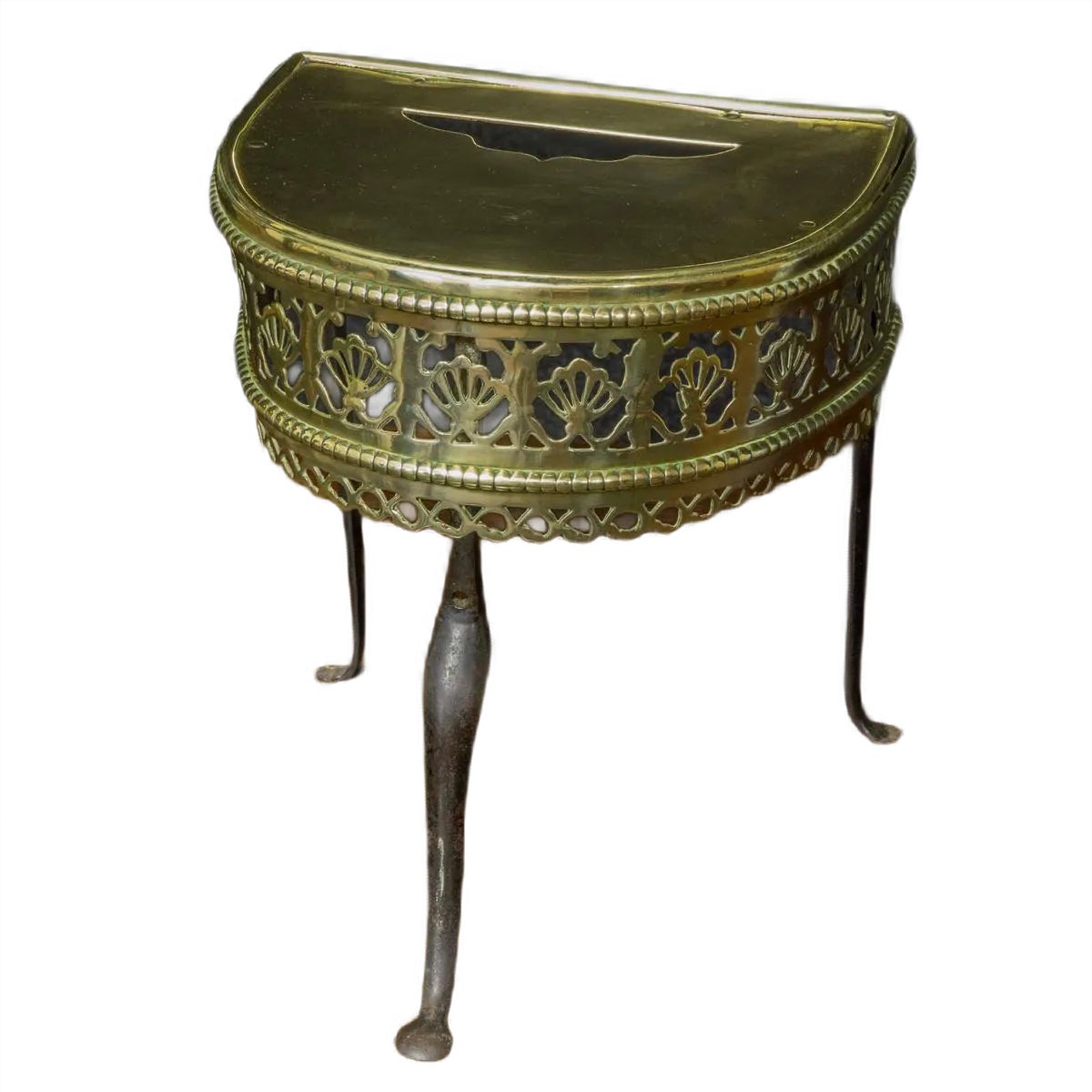 Georgian Brass Footman | Chairish