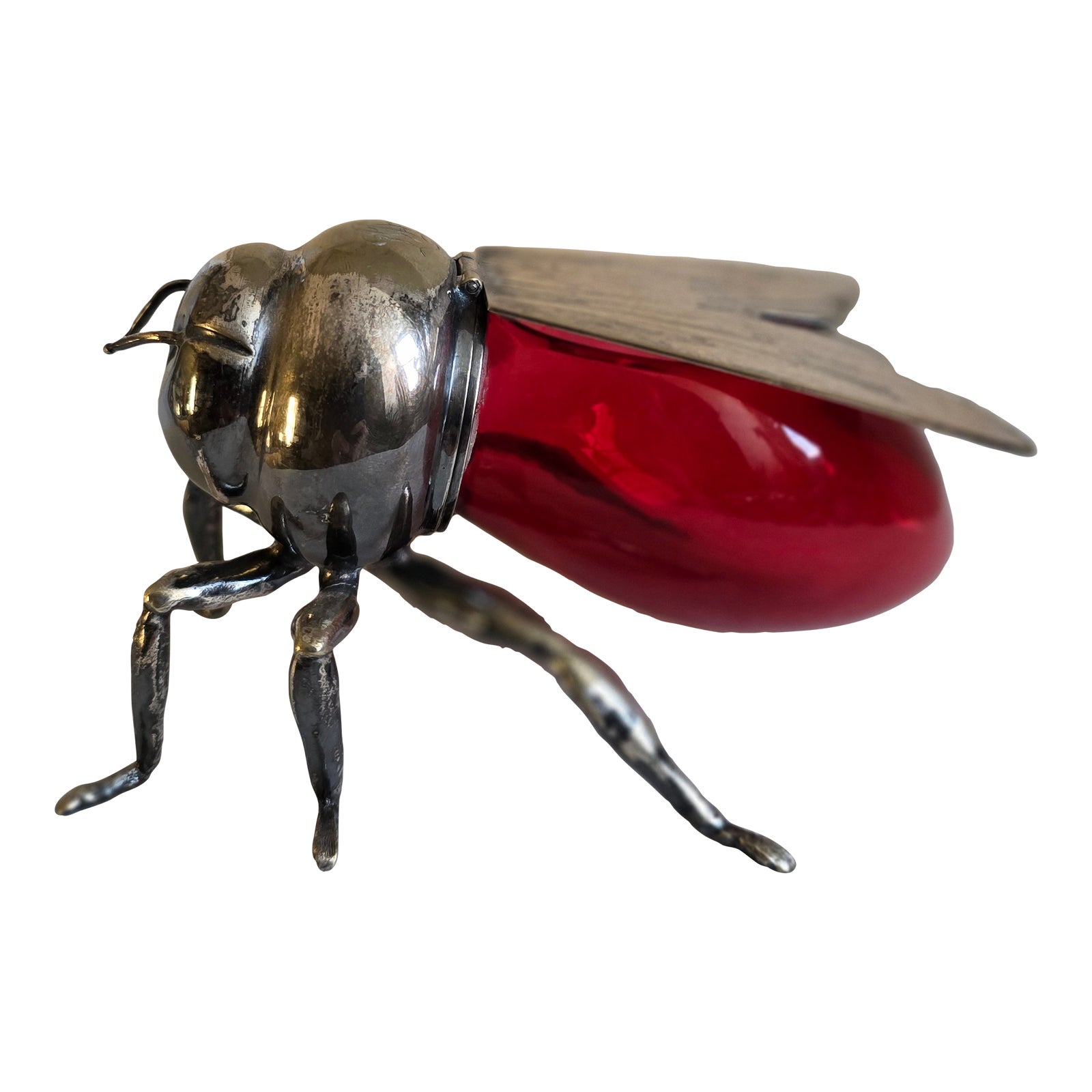 1900s Mappin & Webb Honey Bee Pot | Chairish