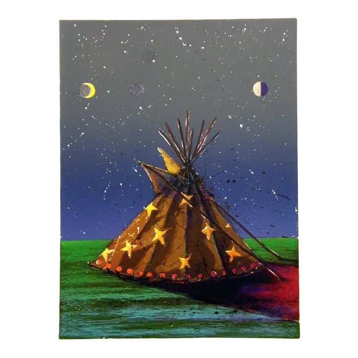 Larry Fodor "Dream Teepee" Hand Signed & Numbered Limited Edition ...