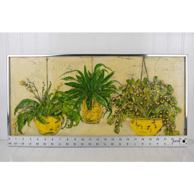 1975 Nancy Potter Contemporary Signed Textural Still Life Painting of ...