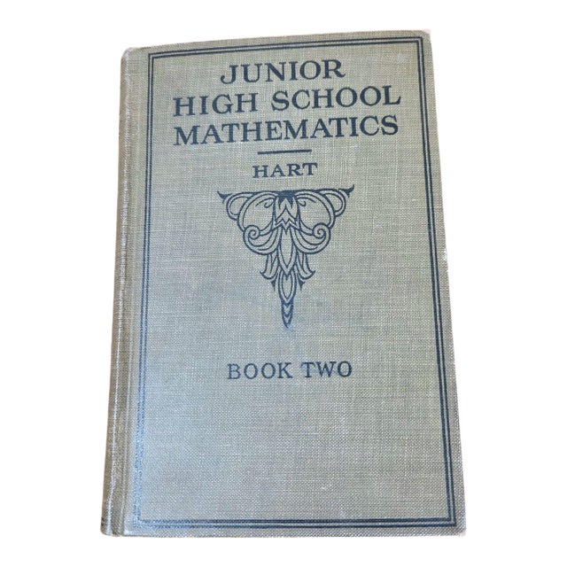 Antique 1922 Junior High School Mathematics Book Two by Walter W. Hart ...