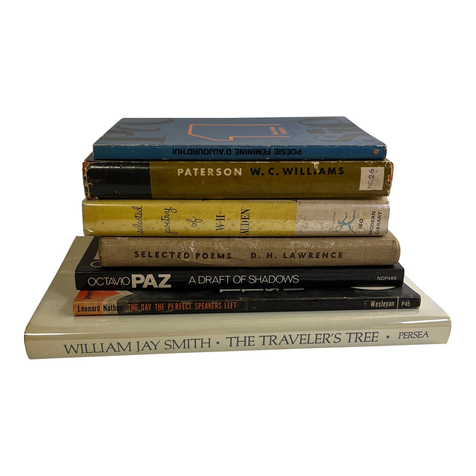 Vintage Poetry Collection Books Set/7 | Chairish