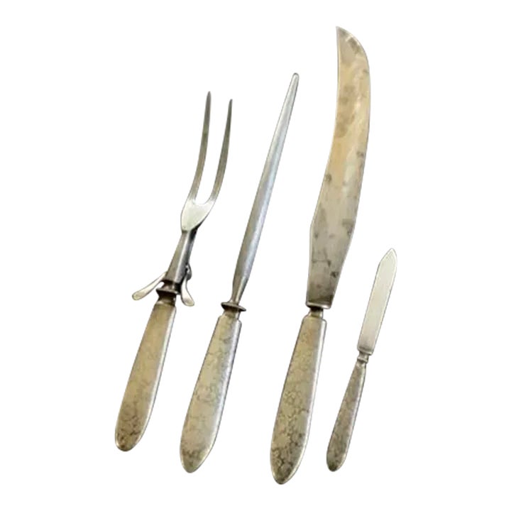Late 19th Century Landers Frary & Clark Silverplate Cutlery Set- 4 ...