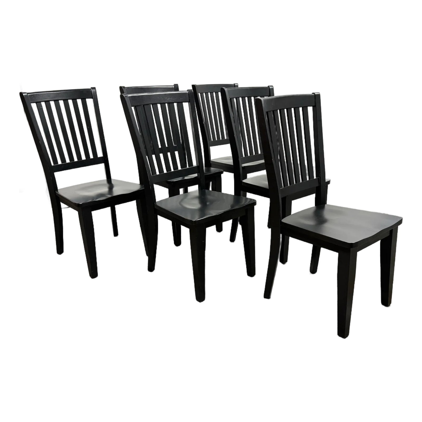 Shaker-Style Dining Chairs, Set of Six | Chairish