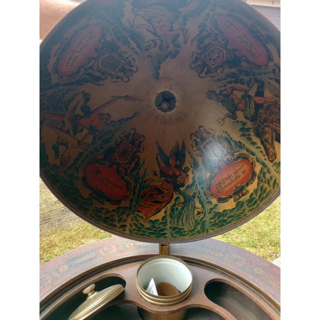 Vintage 1950s Italian Zodiac Mini Bar Globe | Chairish