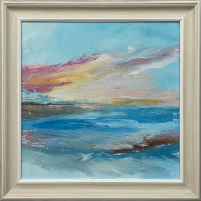 Angela Wakefield, Seascape Cloud Skyscape Impressionist Landscape by ...