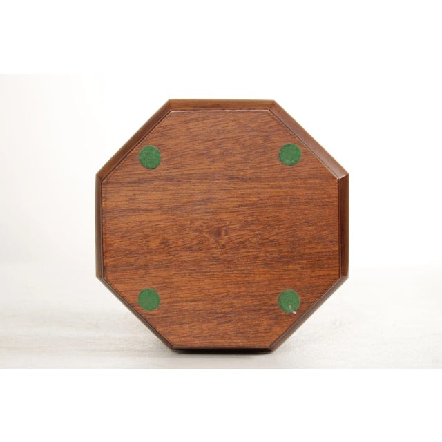 Colonial Williamsburg Style Vintage Mahogany Tea Caddy | Chairish