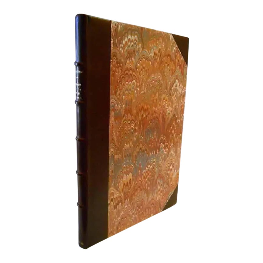 Late 17th Century Leather Folio Book, c.f. Menestrier's Histoire Du Roy ...
