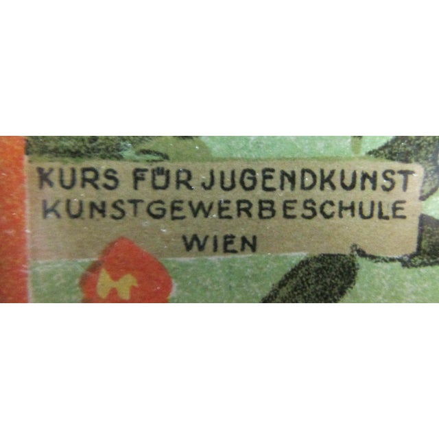 Early 1900s Antique Secessionist Lithograph Herta Zuckermann Vienna ...