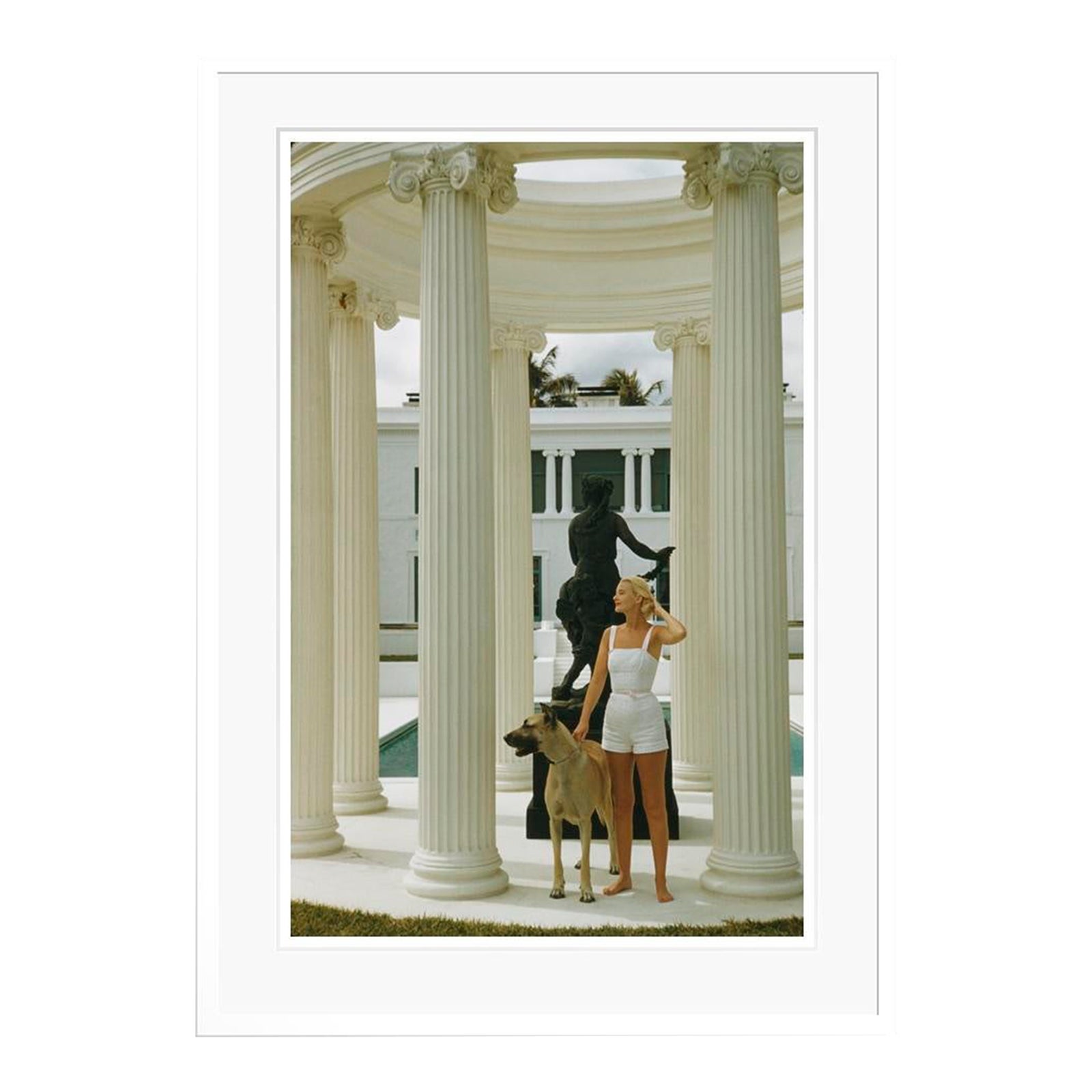 C. Z. Guest 1955 by Slim Aarons Framed C-Print | Chairish