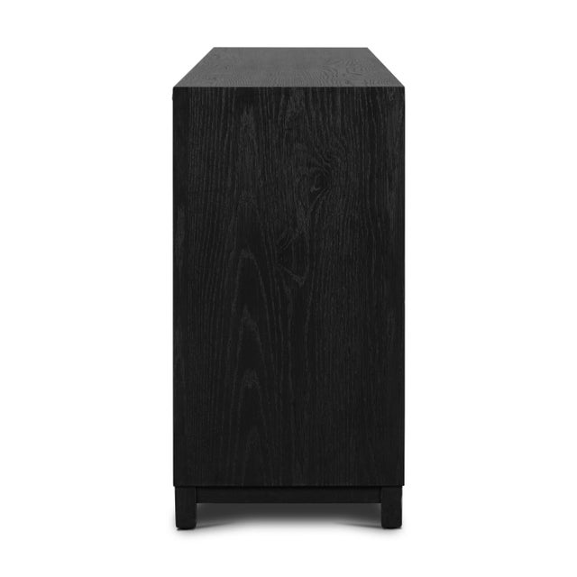 Millie 9 Drawer Dresser, Drifted Matte Black | Chairish