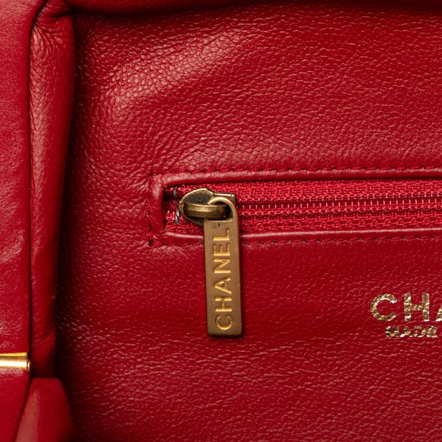 Chanel Perforated Bow Frame Handbag | Chairish