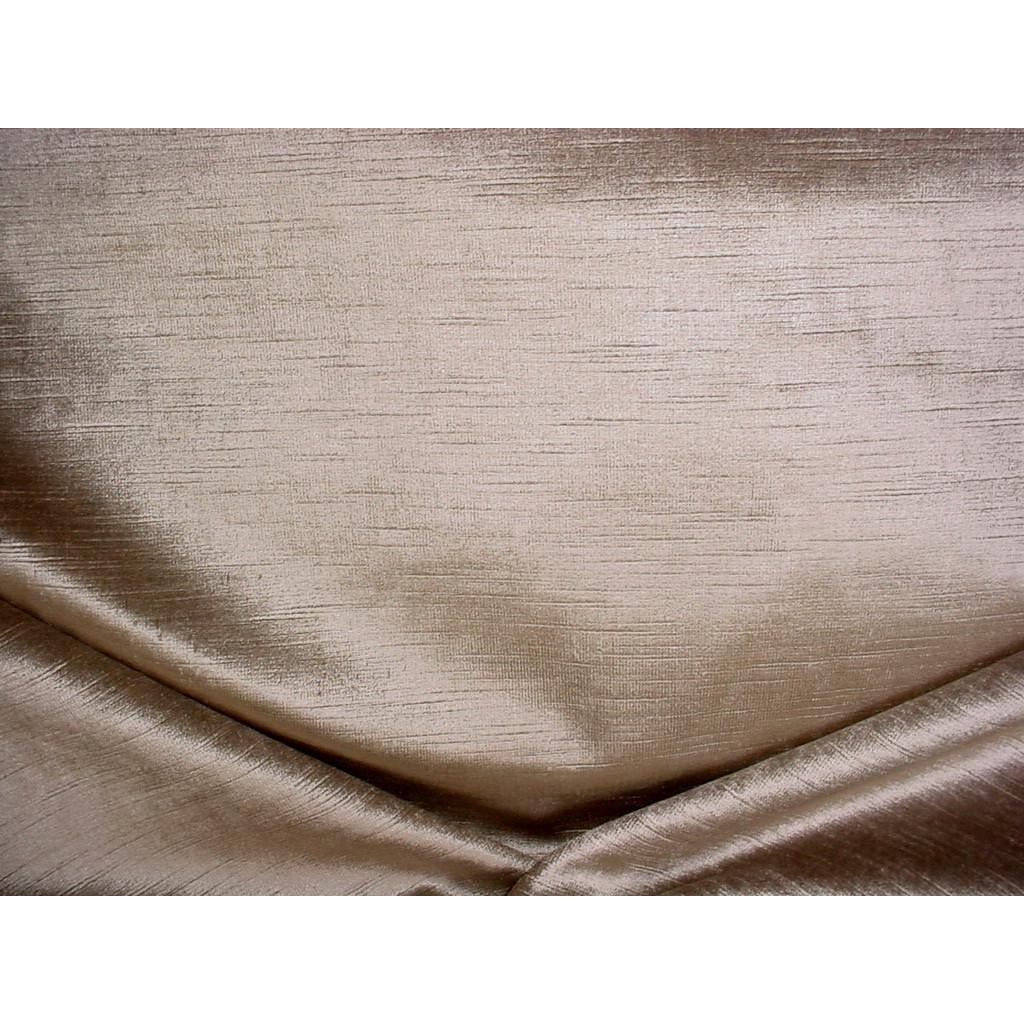 Kravet Venetian Metallic Fawn Brown Velvet Upholstery Fabric- 9-3/8 ...