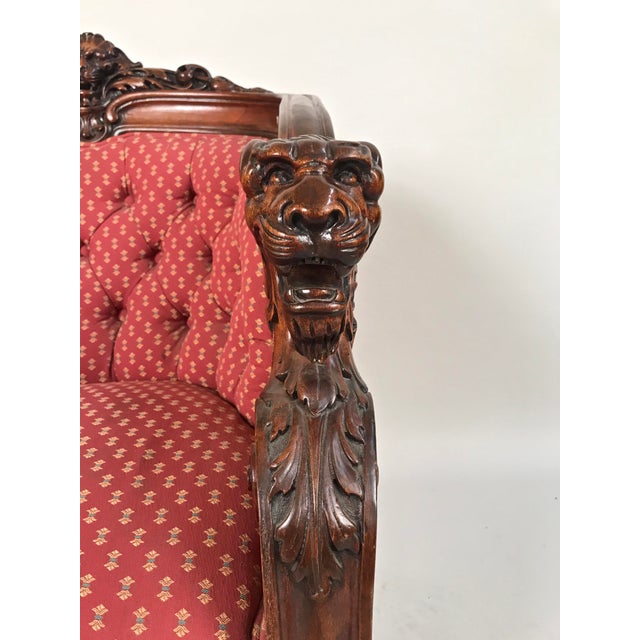 Early 19th Century English Regency Mahogany Tub Chair Armchair | Chairish