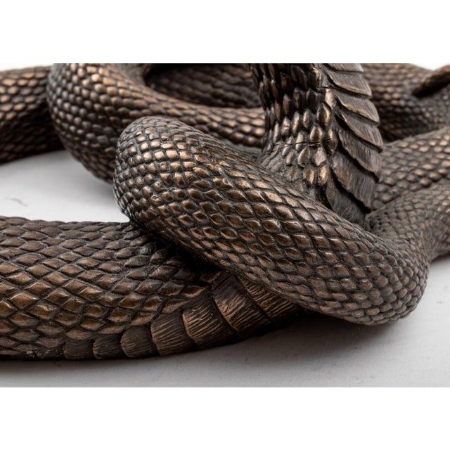 King Cobra Snake Sculpture | Chairish