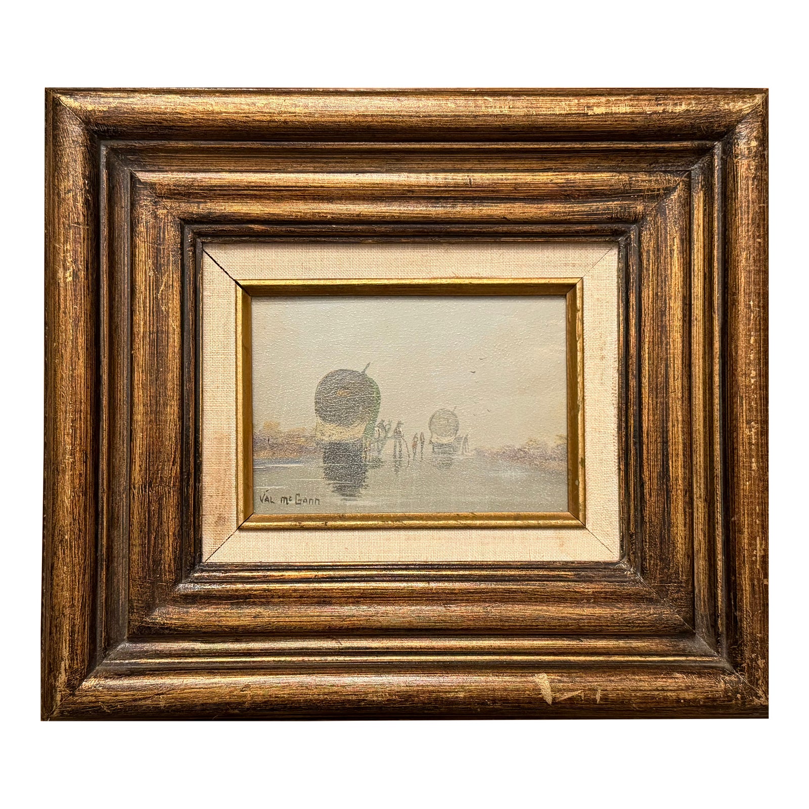 1950s Val McGann (1928–2016) “A Soft Day” Signed Oil – Irish-American ...