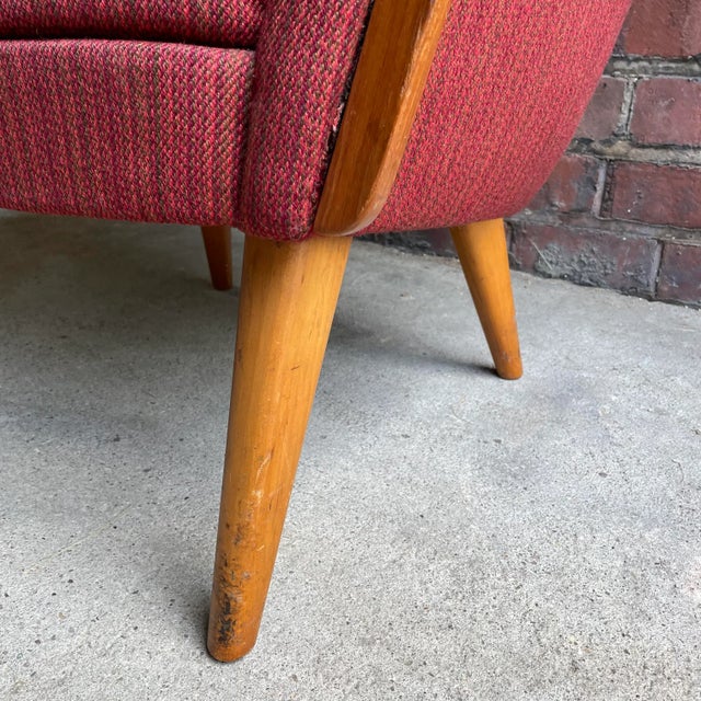 Mid-Century Modern Arm Chair Beach Legs and Team Arms Amazing Lines ...