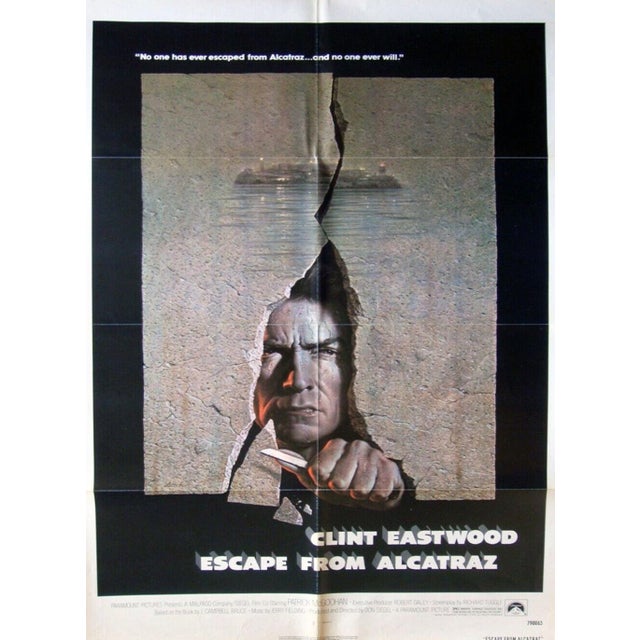 1979 Escape from Alcatraz Poster | Chairish