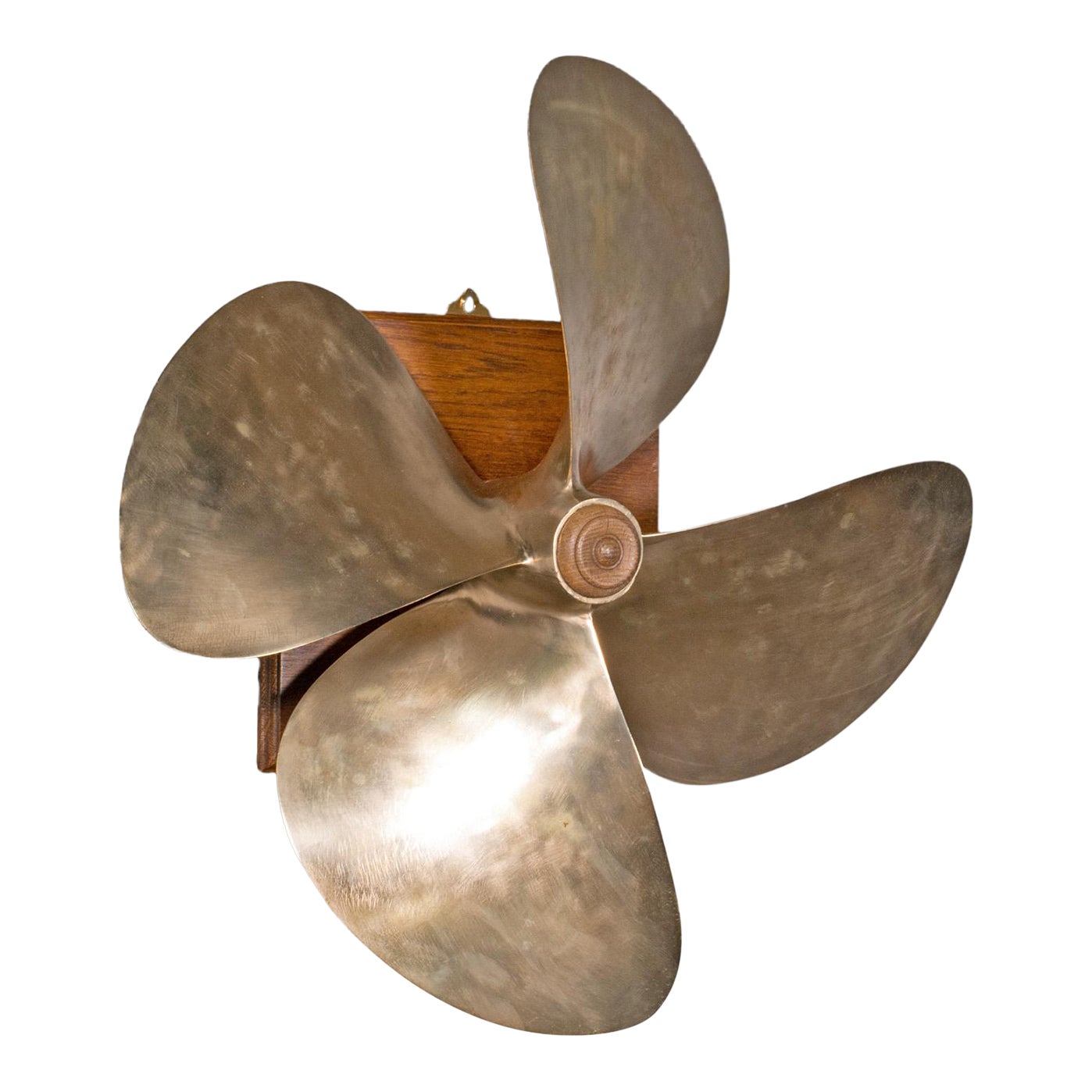 1950s Vintage English Bronze Mounted Ship Propeller | Chairish
