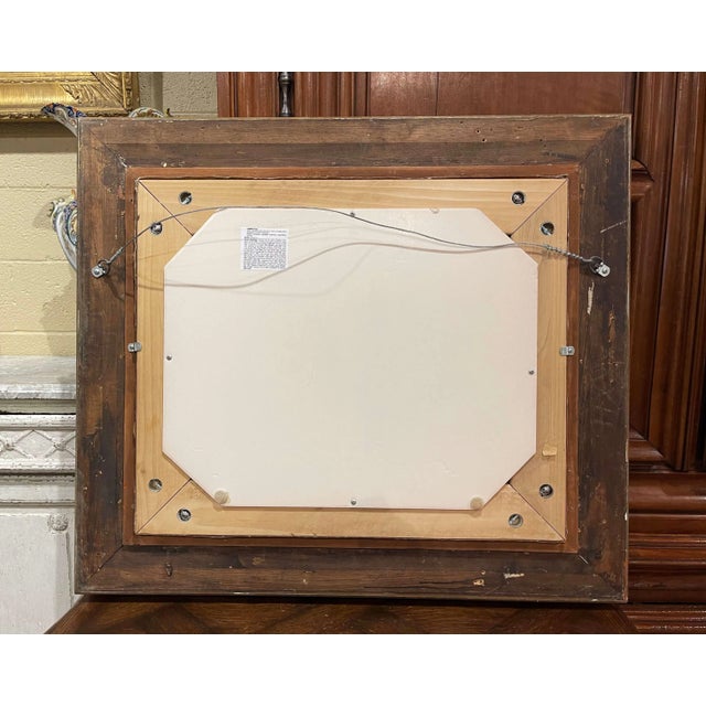 19th Century Dutch Sheep Painting in Carved Gilt Frame Signed Frans ...