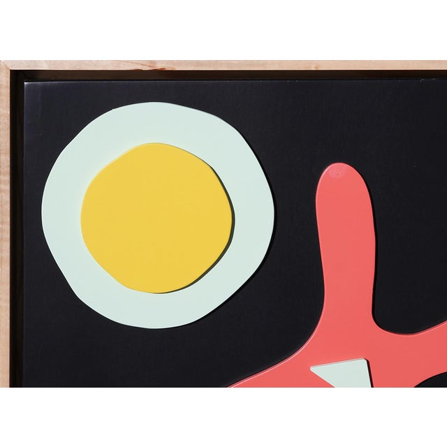 2022 “Snippet” Square Colorful Abstract Geometric Mixed Media Painting ...