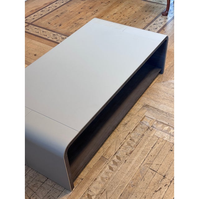 Joseph Jeup the Blaire Ultra Luxe Leather Wrapped Cocktail Table | Chairish