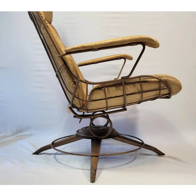 Vintage Mid Century Modern Homecrest High Back Lounge Chair Rocker ...