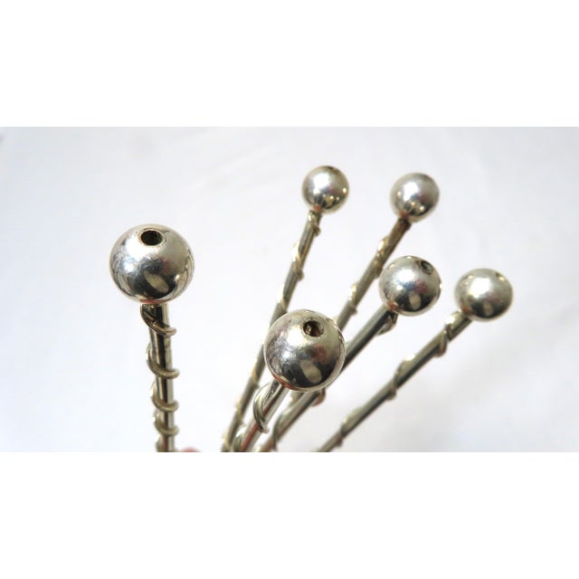 Vintage Hand Made Arts & Crafts Sterling Silver Ice Tea Sipper Straw ...