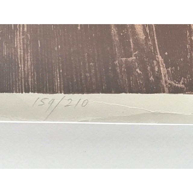 Modernist Woodcut Print by British Artist Michael Rothenstein, 1961 ...