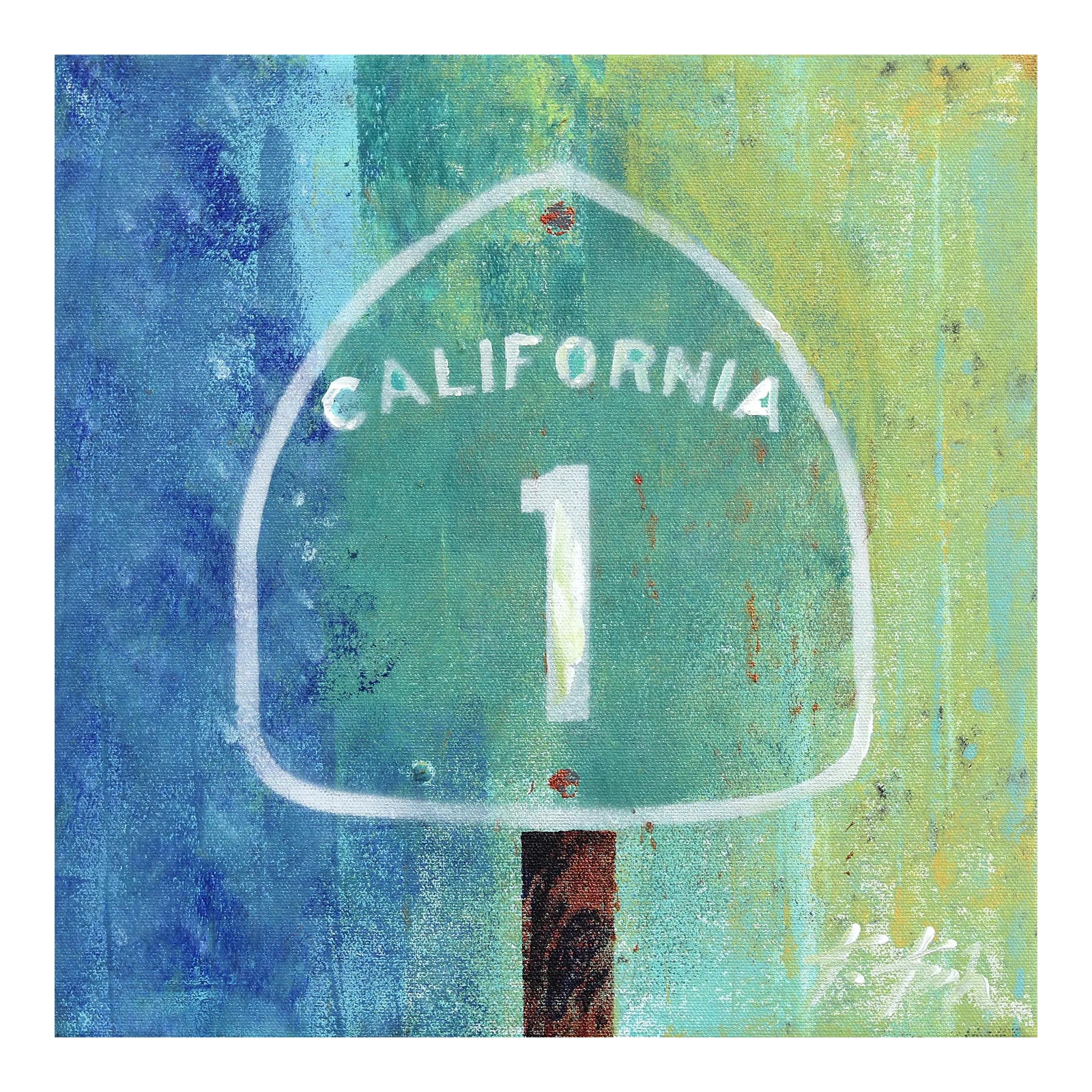 Coast Route - California Contemporary Realism Painting Original Artwork ...