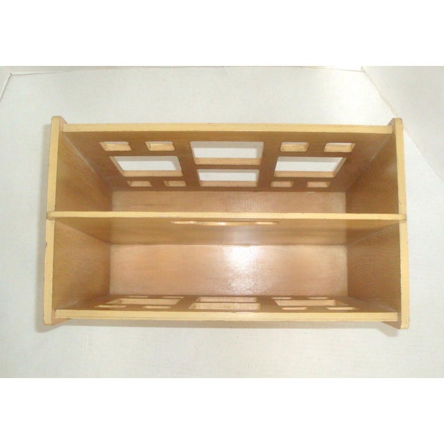 Mid-Century Modern Magazine Rack Atomic Age | Chairish