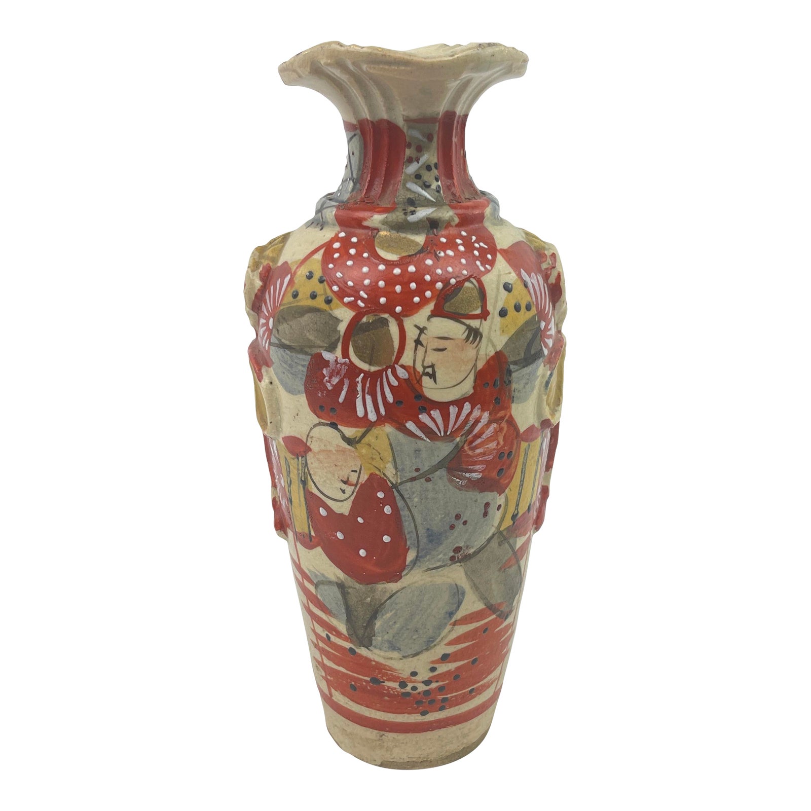 Late 19th Century Japanese Meiji Period Satsuma Pottery Hand Painted ...
