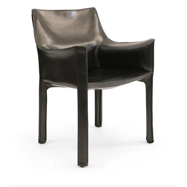 CAB 413 Chairs attributed to Mario Bellini for Cassina, 1977, Set of 2 ...