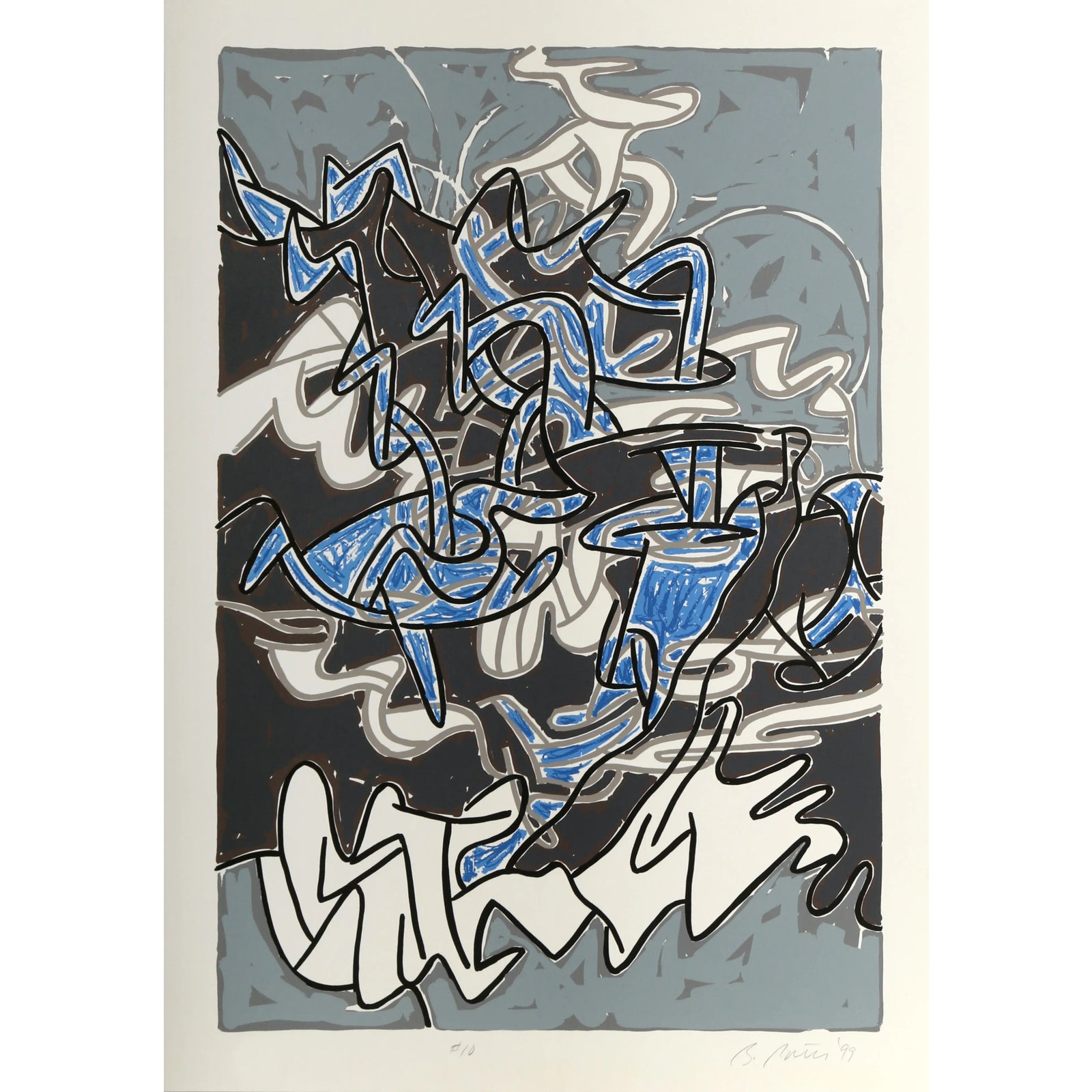 Bayard Series #10, Bruce Porter Serigraph, Signed and Numbered in ...