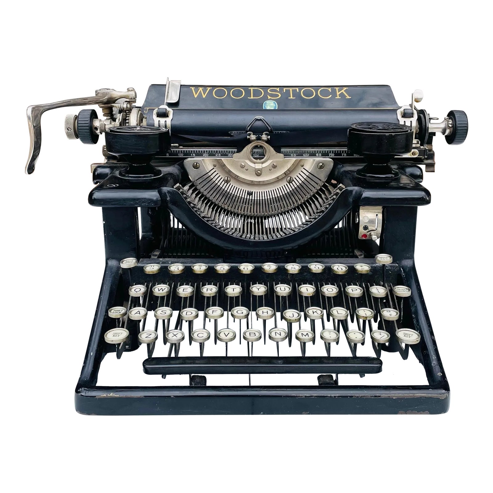 Antique 1920s Woodstock Industrial Typewriter | Chairish