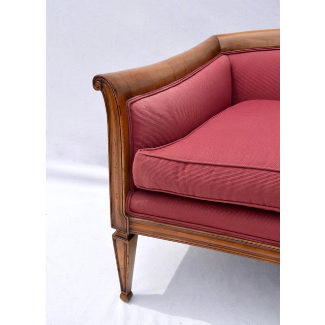 French Directoire Style Sofa in Cherrywood | Chairish