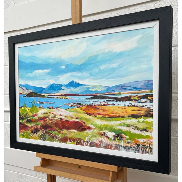 Angela Wakefield, Colourful Abstract Landscape Painting of Scottish ...