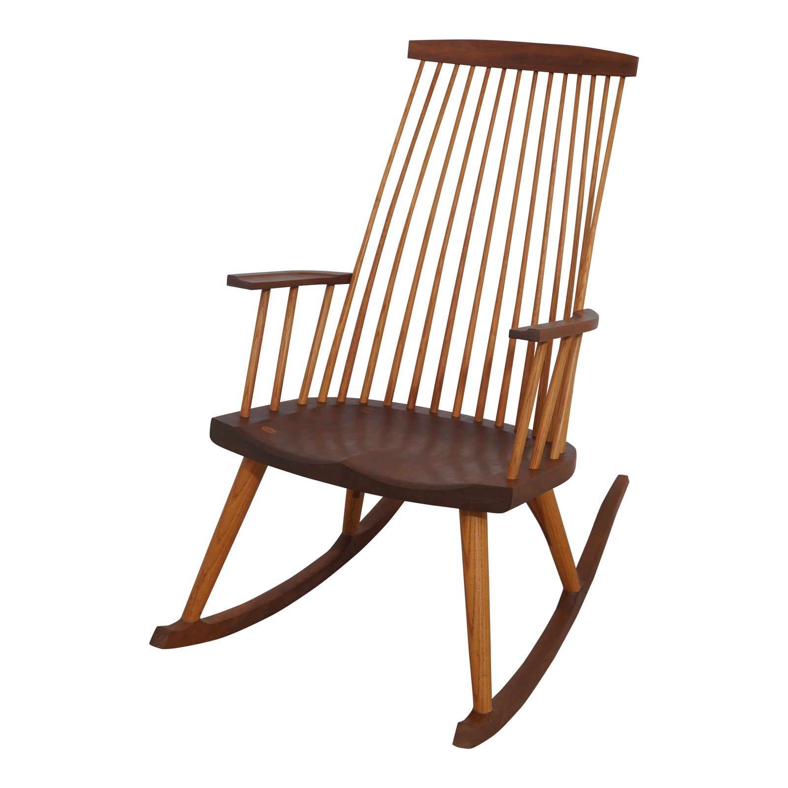 Thomas Moser Studio Made Cherry Rocking Chair | Chairish