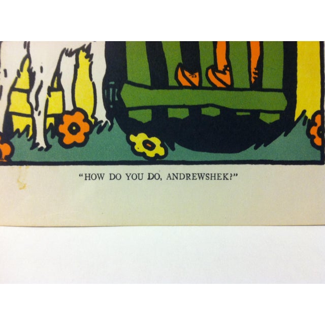 1924 "How Do You Do Andrew Shek" Print From the Poppy Seed Cakes | Chairish
