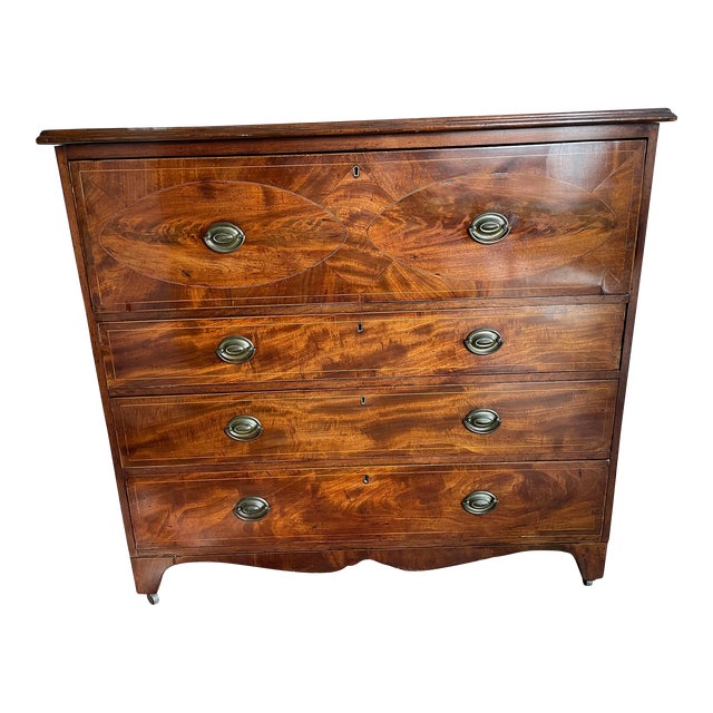 Early 19th Century Georgian Period Mahogany Butler’s Chest | Chairish