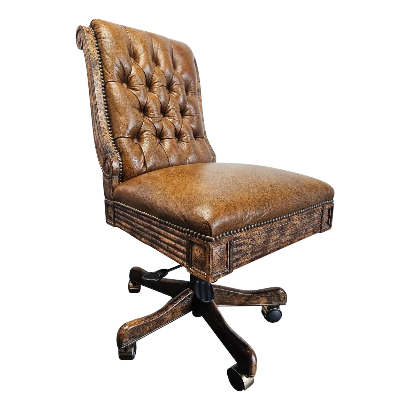 Late 20th Century Our House Designs Custom Armless Executive Swivel ...