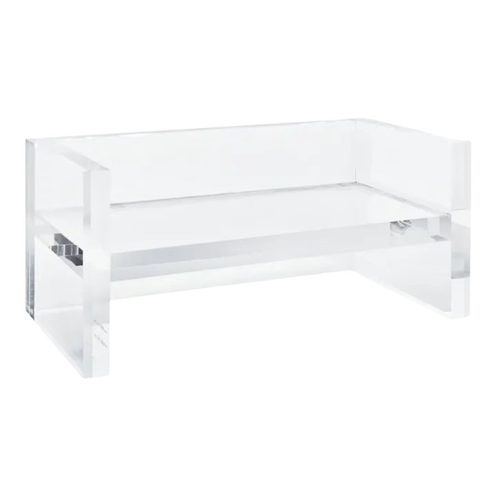 Modern Transparent Acrylic Bench | Chairish