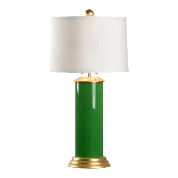 Savannah Lamp - Parrot Green | Chairish