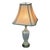 Dale Lighting Cut + Etched Cut Glass Table Lamp | Chairish